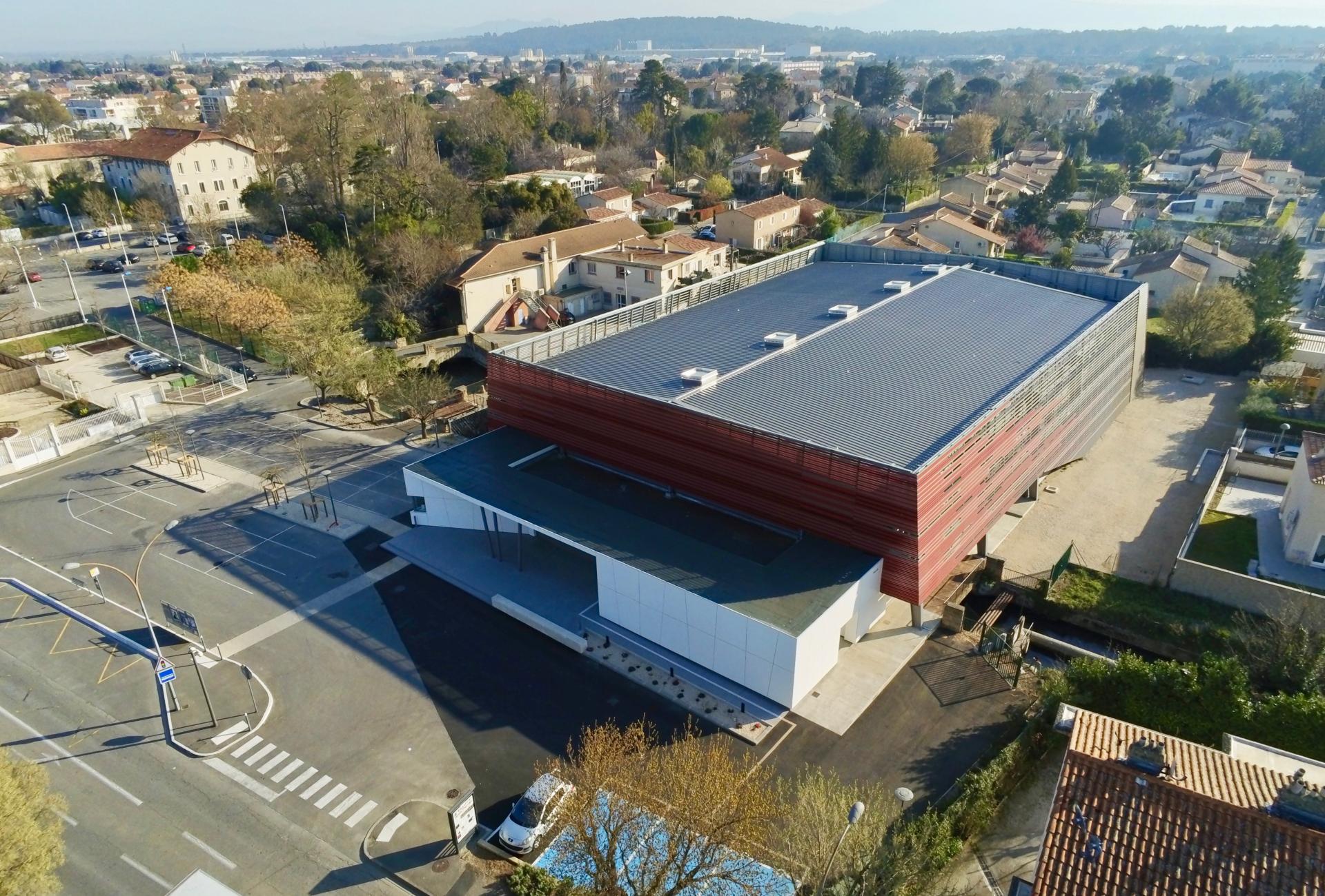 Salle des fêtes de Sorgues (84) | Nathalie Merveille Architecte